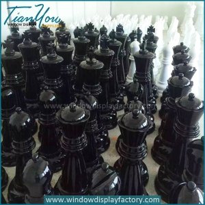 Custom Giant Outdoor Fiberglass Chess – Window Display Props Factory ...
