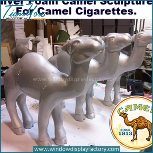 Giant Custom Fiberglass Camel Statue Display Props